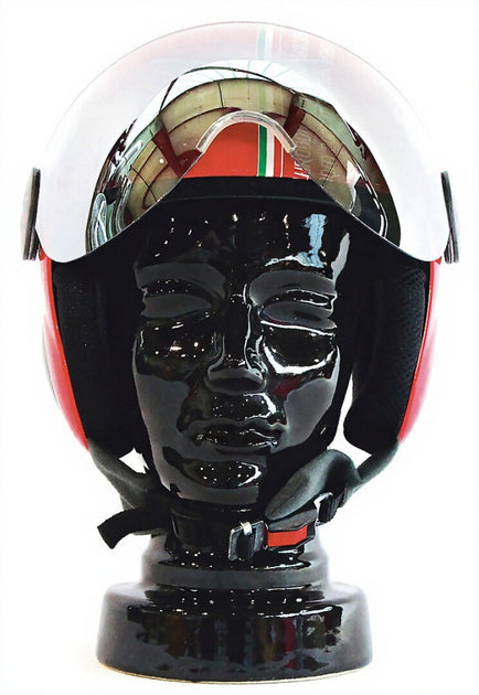 Original official Ferrari crash helmet by Puma – Formula 1 Memorabilia