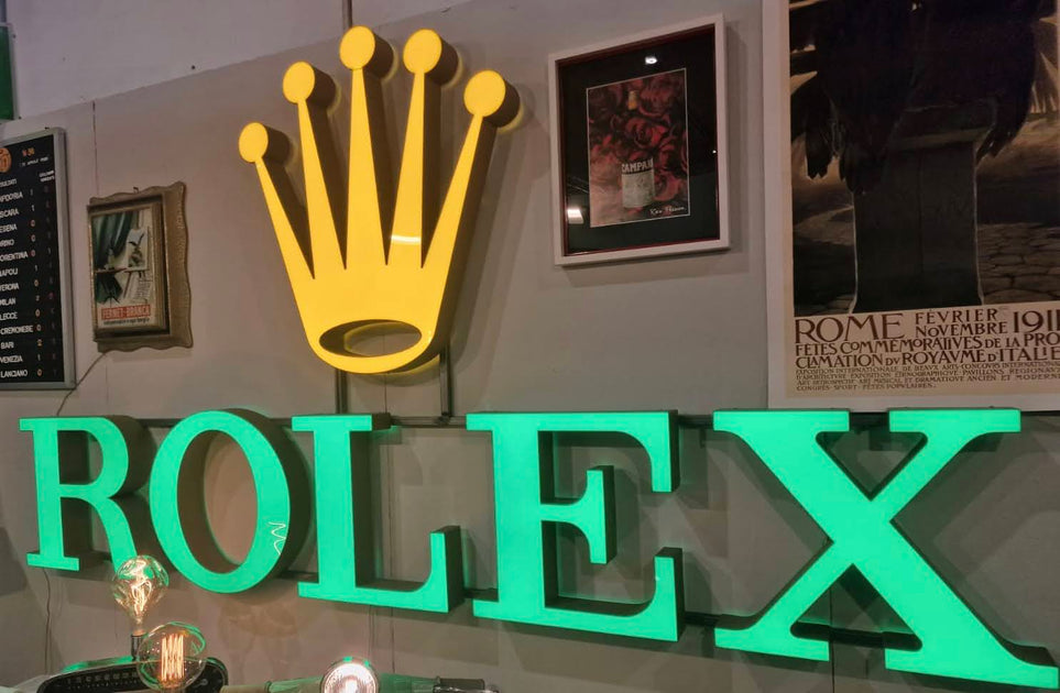 2000s Rolex official dealer illuminated sign – Formula 1 Memorabilia