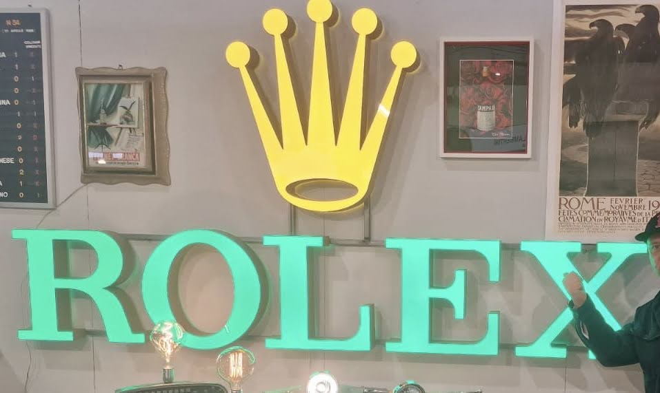 2000s Rolex official dealer illuminated sign – Formula 1 Memorabilia