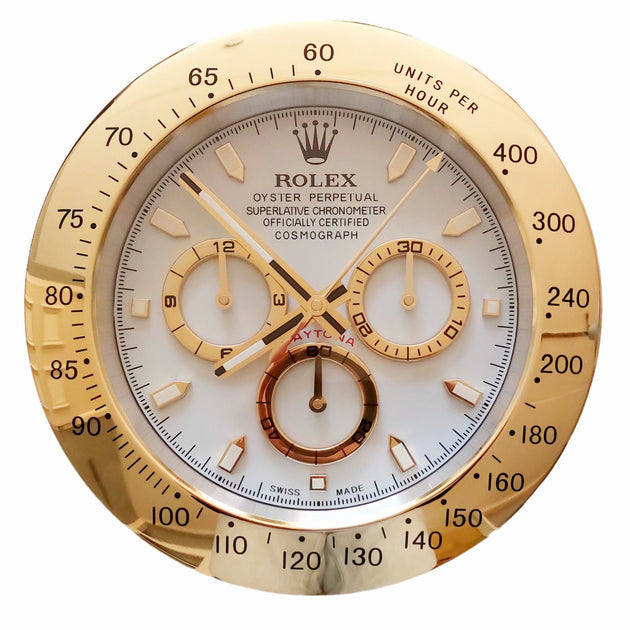 2010s Rolex Daytona Oyster Perpetual dealer clock – Formula 1 Memorabilia