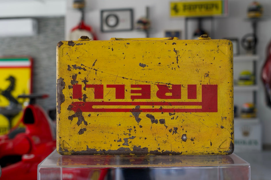 1970s Pirelli original tool box – Formula 1 Memorabilia