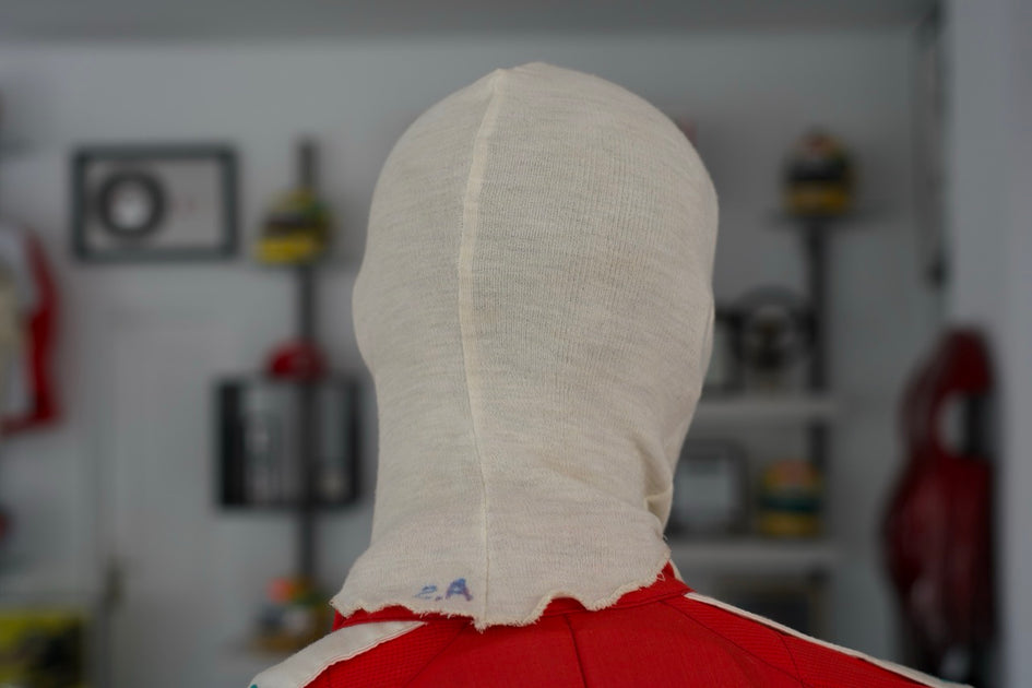 1988 Ayrton Senna Used Balaclava – Formula 1 Memorabilia
