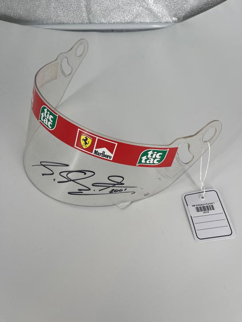 2001 Michael Schumacher Ferrari Schuberth visor signed – Formula 1 ...
