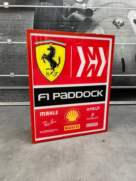 2019 Ferrari Official Paddocks F1 double side illuminated neon sign ...