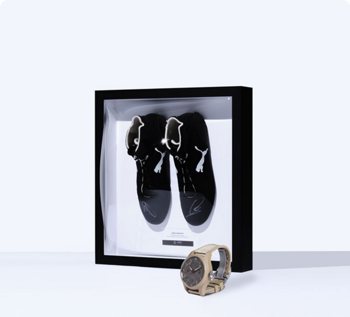 2022 Lewis Hamilton race used Puma shoes & IWC Big Pilot watch ...