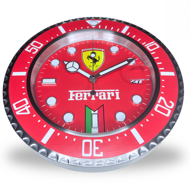 Ferrari wall clock Edition – Formula 1 Memorabilia