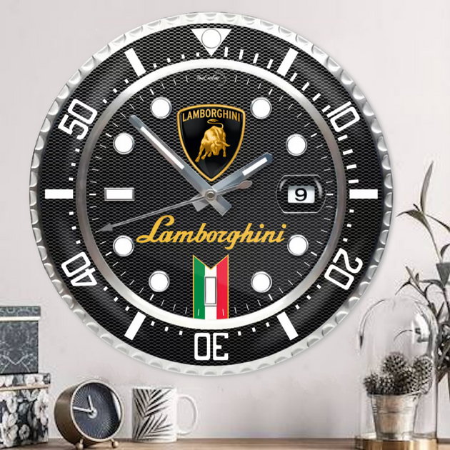 Lamborghini wall clock Edition – Formula 1 Memorabilia