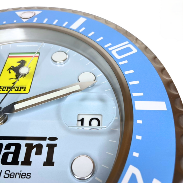 Ferrari wall clock Miami GP Edition – Formula 1 Memorabilia