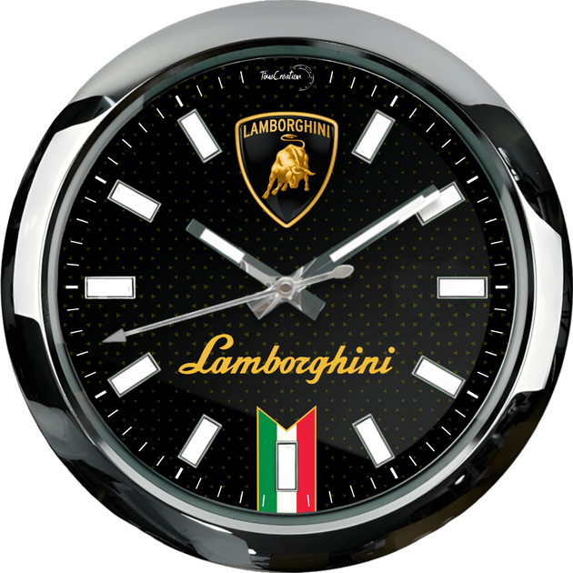 Lamborghini wall clock Classic Edition – Formula 1 Memorabilia
