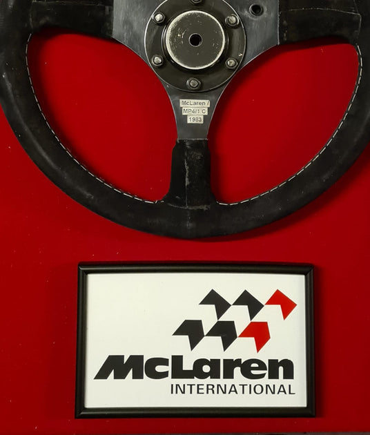1983 Ayrton Senna McLaren test steering wheel – Formula 1 Memorabilia