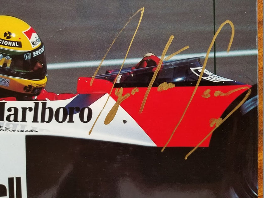 Ayrton Senna signed 1990-91 Autocourse GP signed -SOLD- – Formula 1 ...