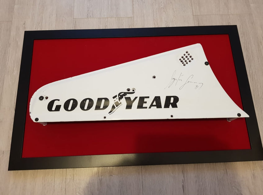 1991 Ayrton Senna front wing endplate – Formula 1 Memorabilia