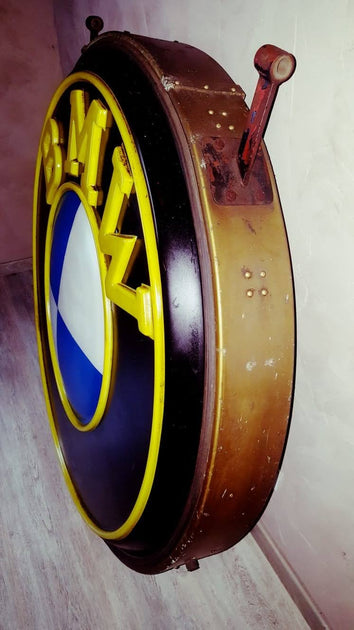 1963 BMW official dealership illuminated double side sign – Formula 1 ...