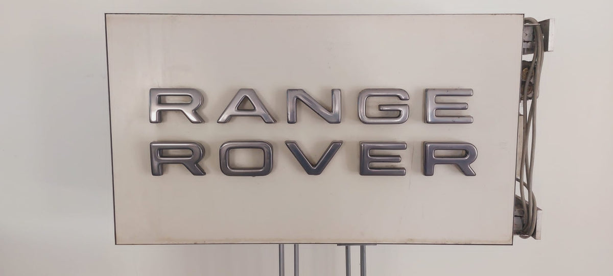 2000s Range Rover official dealership dual illuminated sign – Formula 1 ...