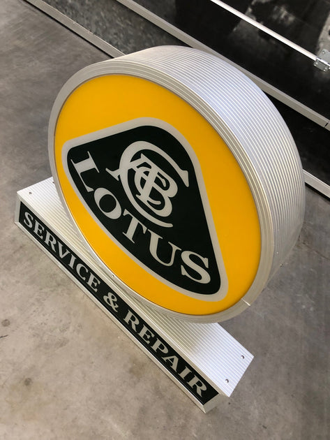 1981 Lotus original Official Service & Repair sign – Formula 1 Memorabilia