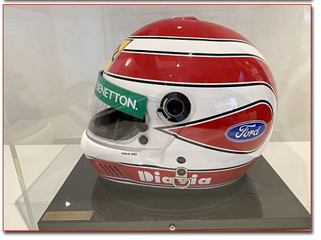 1991 Nelson Piquet official replica helmet signed – Formula 1 Memorabilia